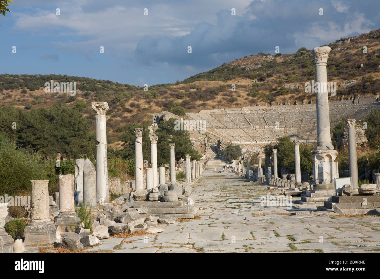 The Roman ruins of the city of Ephesus in Turkey Stock Photo - Alamy