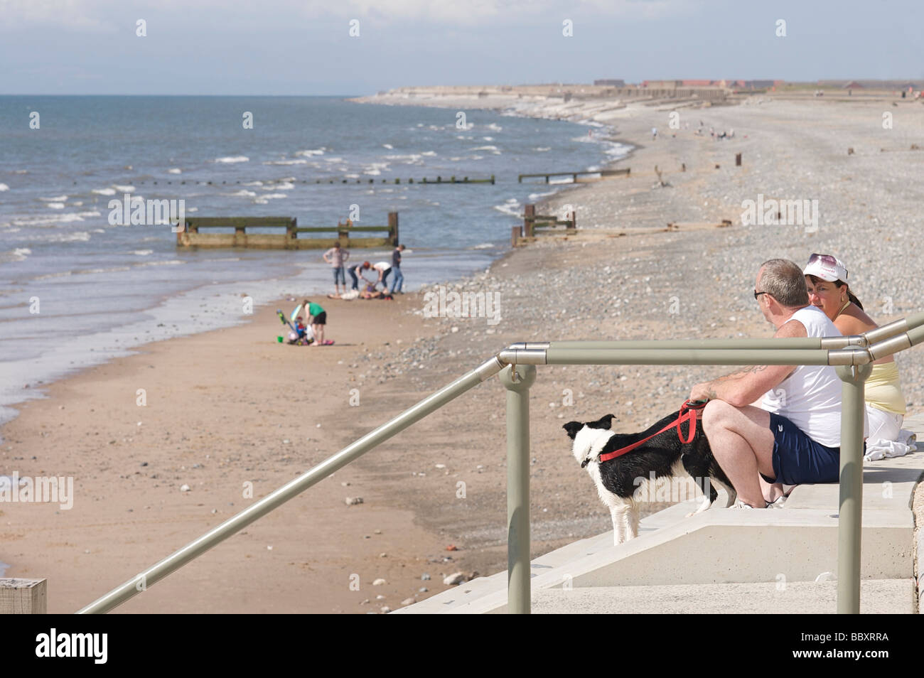 Cleveleys beach and promenade Stock Photo - Alamy