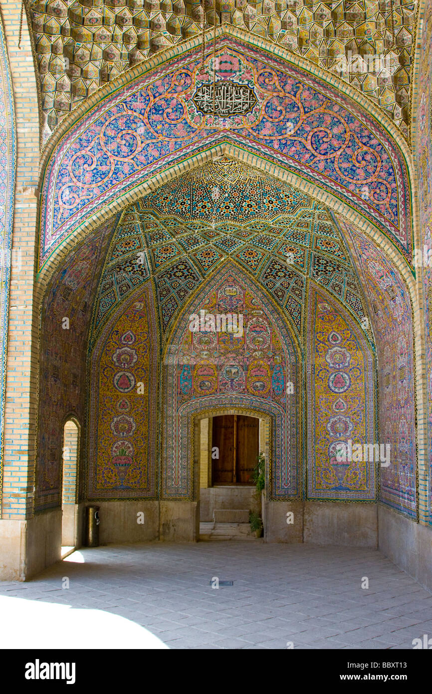 Nasir al-Mulk Mosque in Shiraz Iran Stock Photo - Alamy