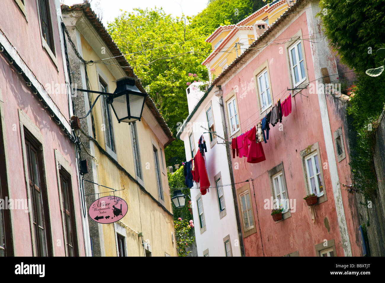 old buildings, Sintra, Portugal Stock Photo - Alamy