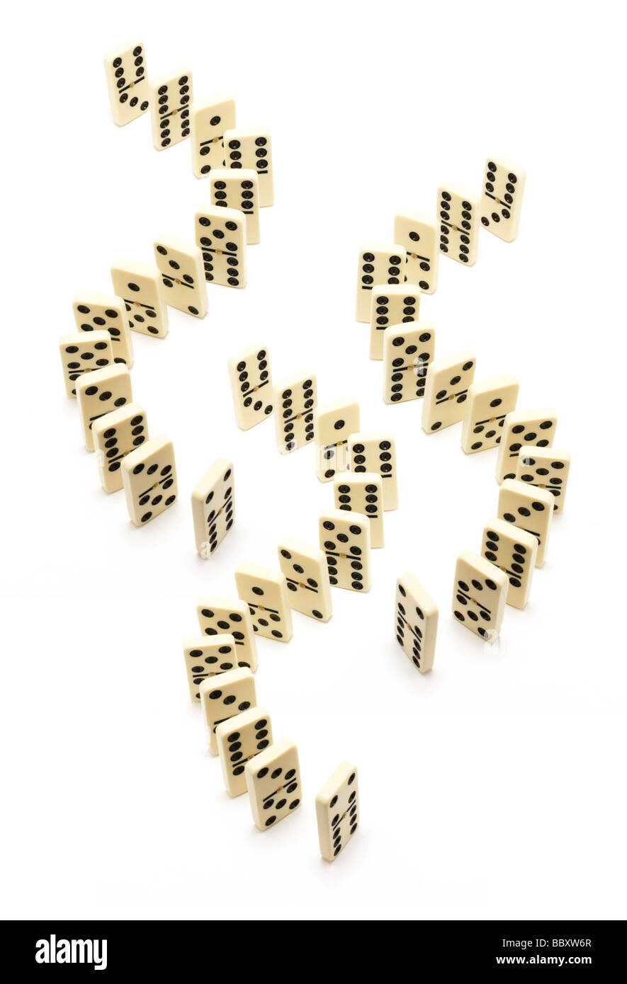Domino effect cutout hi-res stock photography and images - Alamy