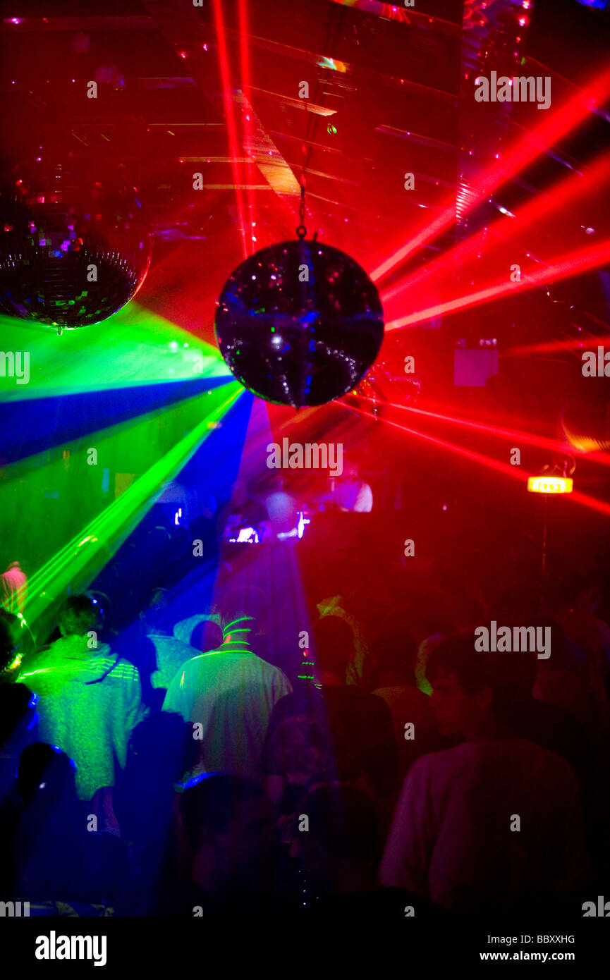 A laser show at a night club Stock Photo - Alamy