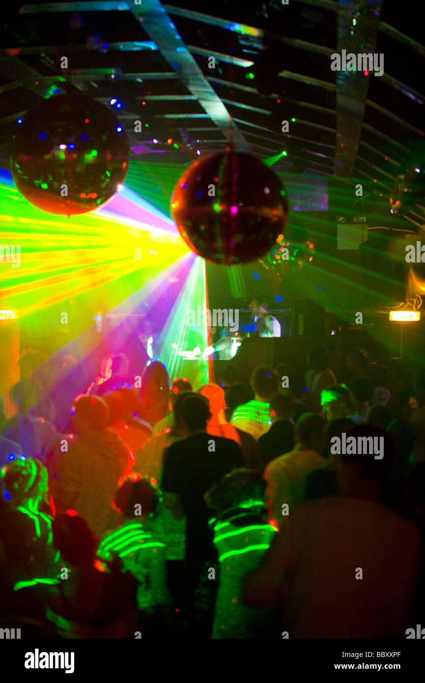 A laser show at a night club Stock Photo - Alamy