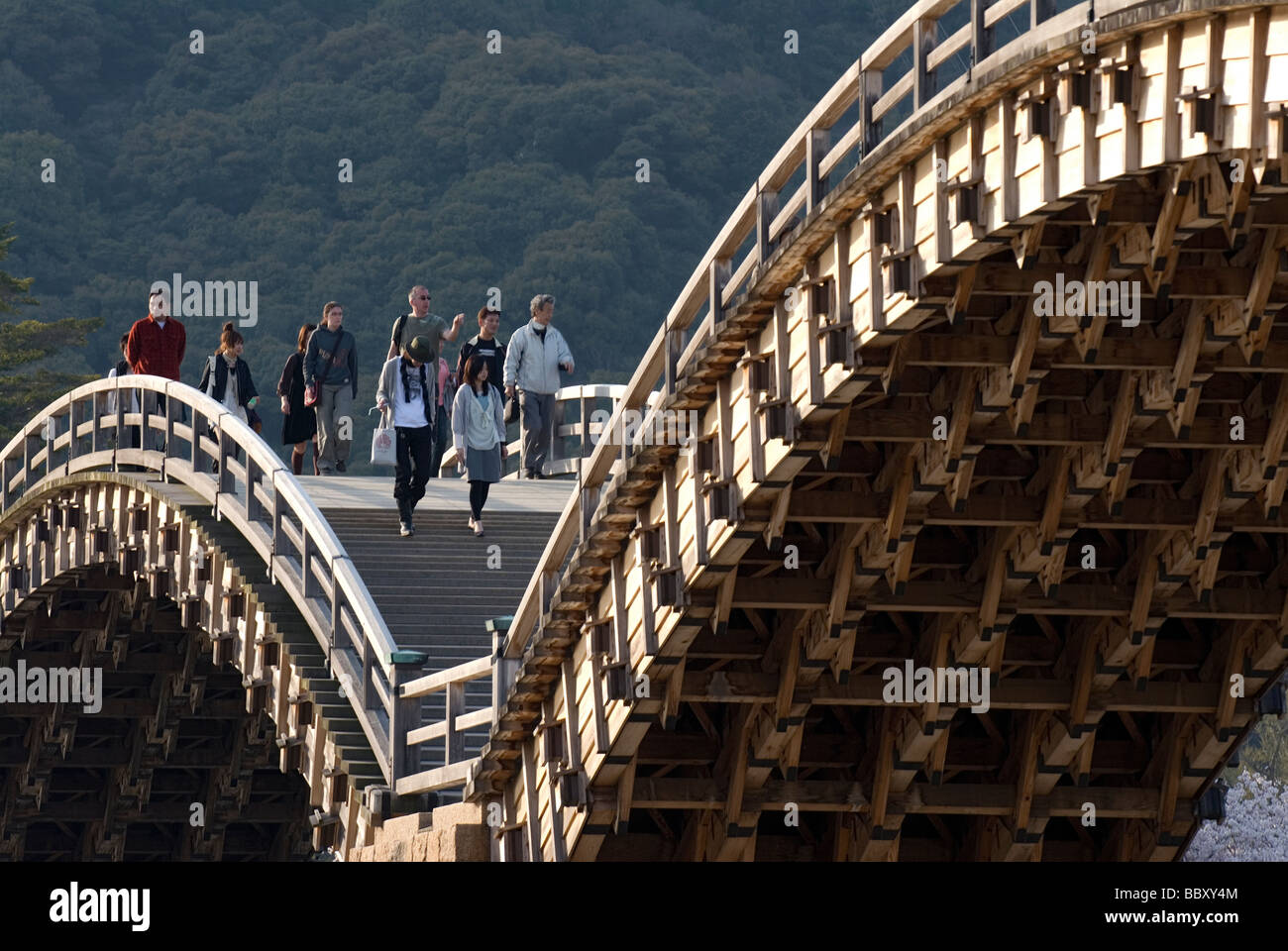 Most famous classic traditional arched bridge in Japan is the Kintai ...
