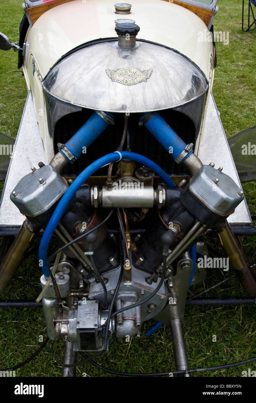 Morgan Aero Motor Car Front Detail Stock Photo - Alamy