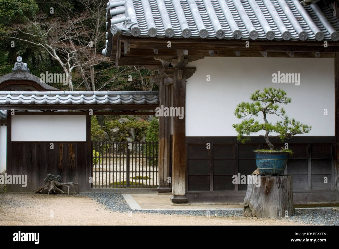 The famous Buddhist temple of Engyoji on Mount Shosha in Hyogo ...