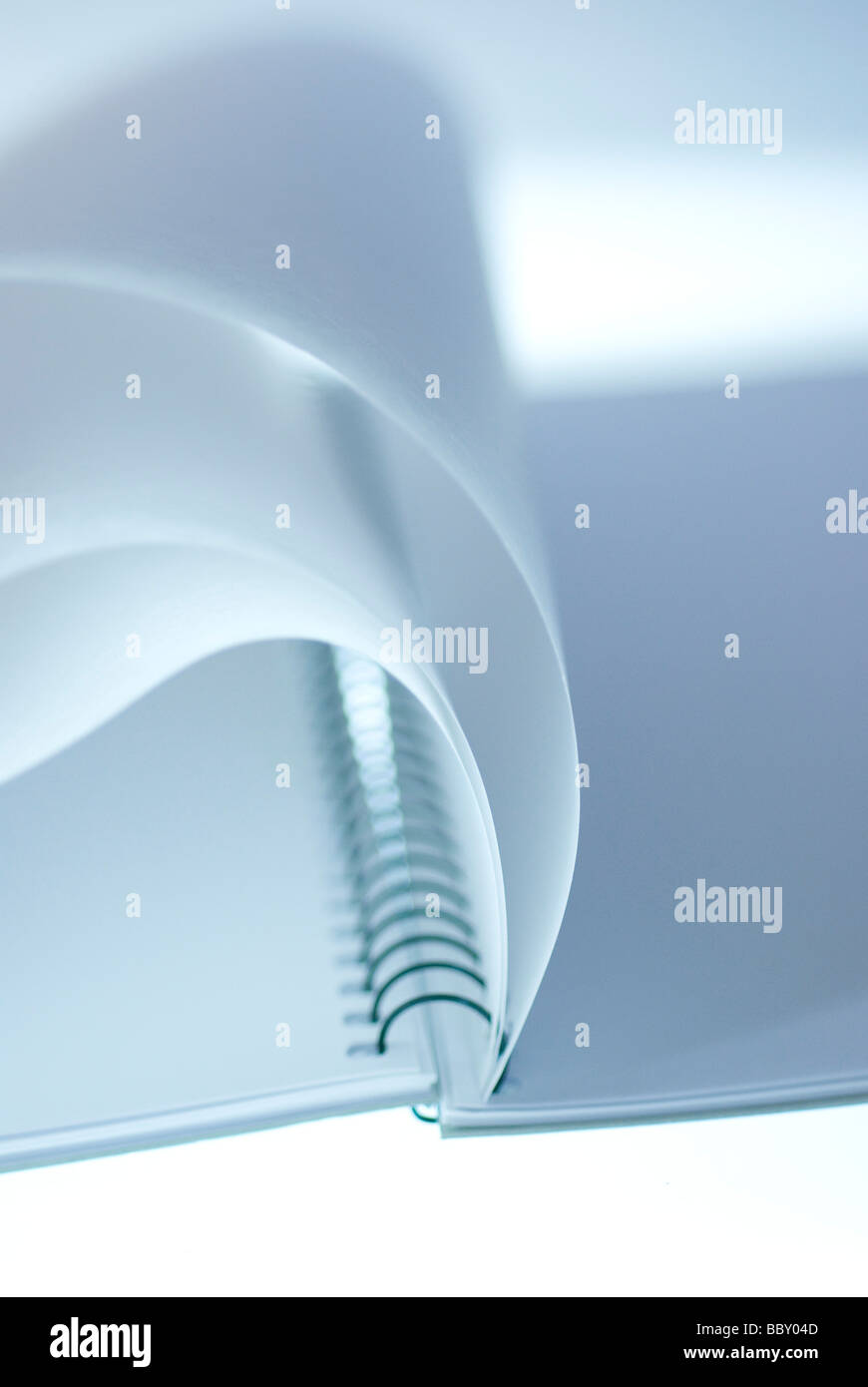 notebook with abstract lines paper background Stock Photo - Alamy