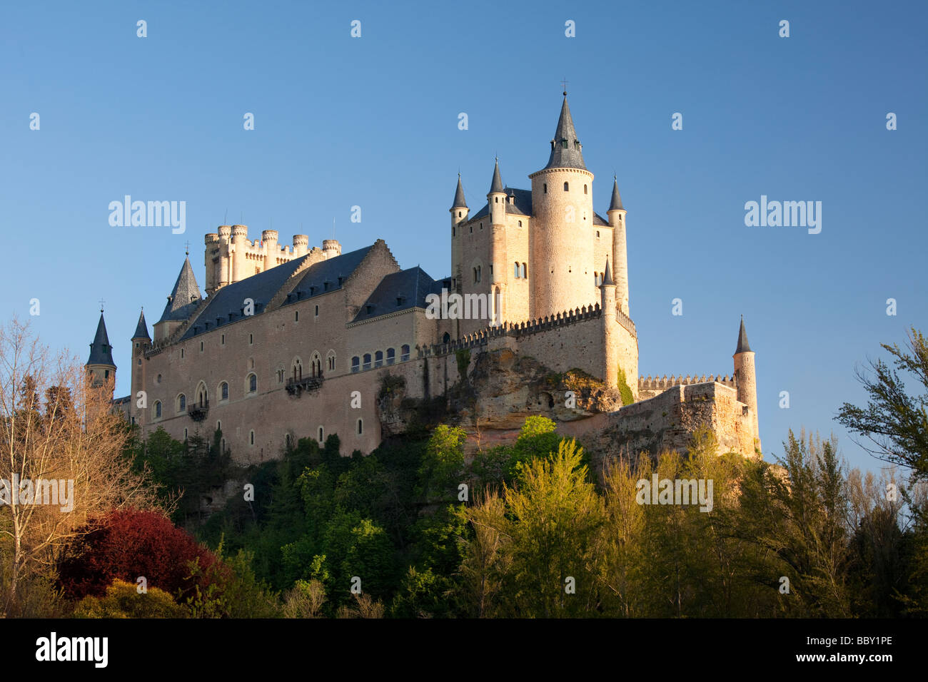 Segovia Castle, Segovia, Spain Stock Photo - Alamy