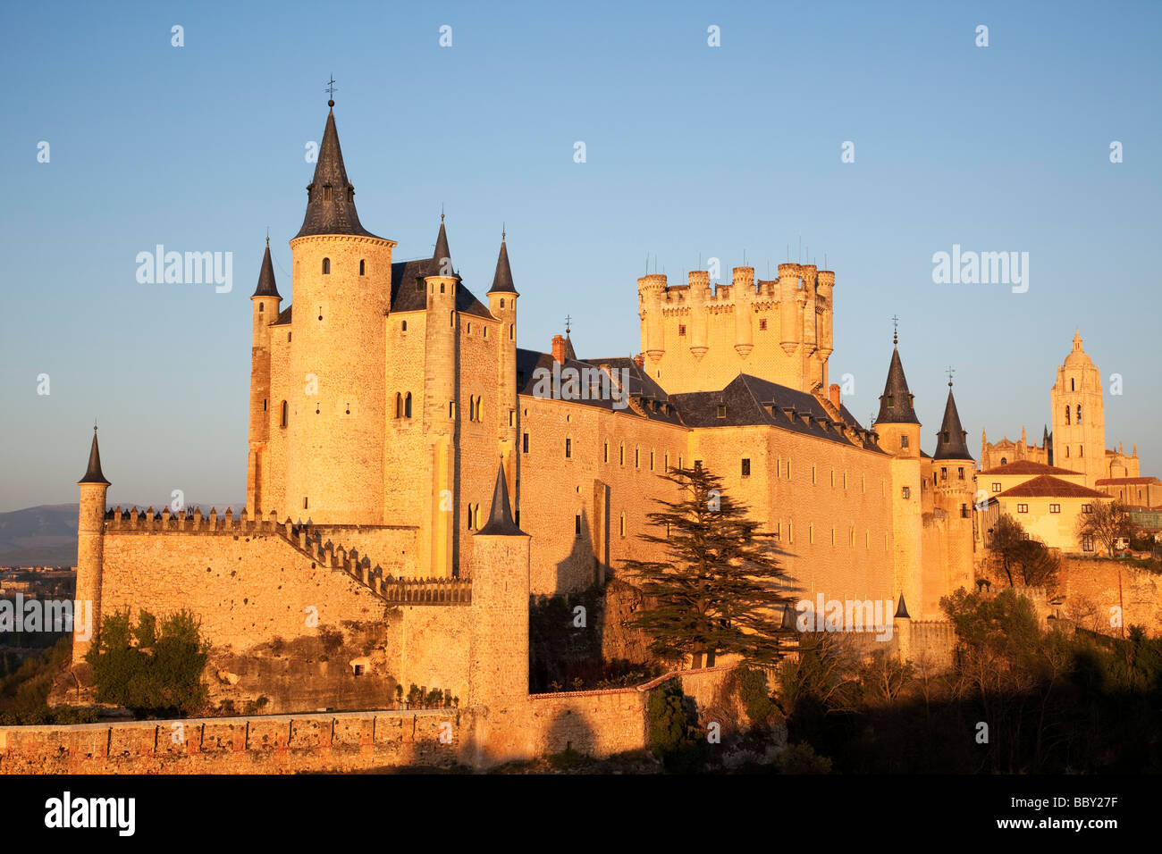 Segovia Castle, Segovia, Spain Stock Photo - Alamy