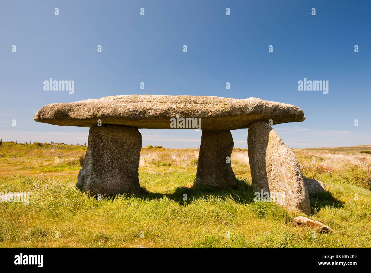 Lanyon Quiot near St Just in West cornwall UK These ancient structures ...