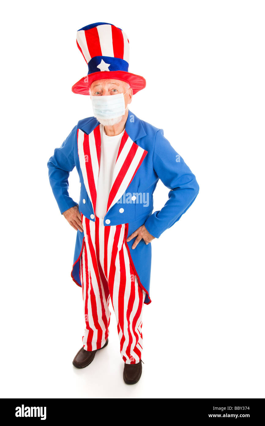 Uncle Sam Gas Mask Tattoo