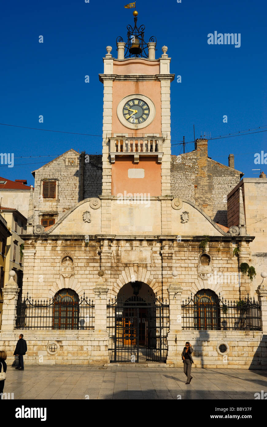 Zadar clock tower hi-res stock photography and images - Alamy