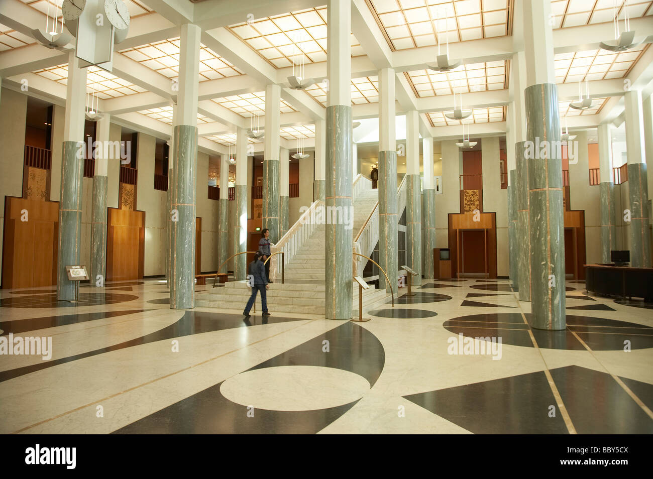 Marble Interior Lobby Parliament House Capital Hill Canberra ACT ...