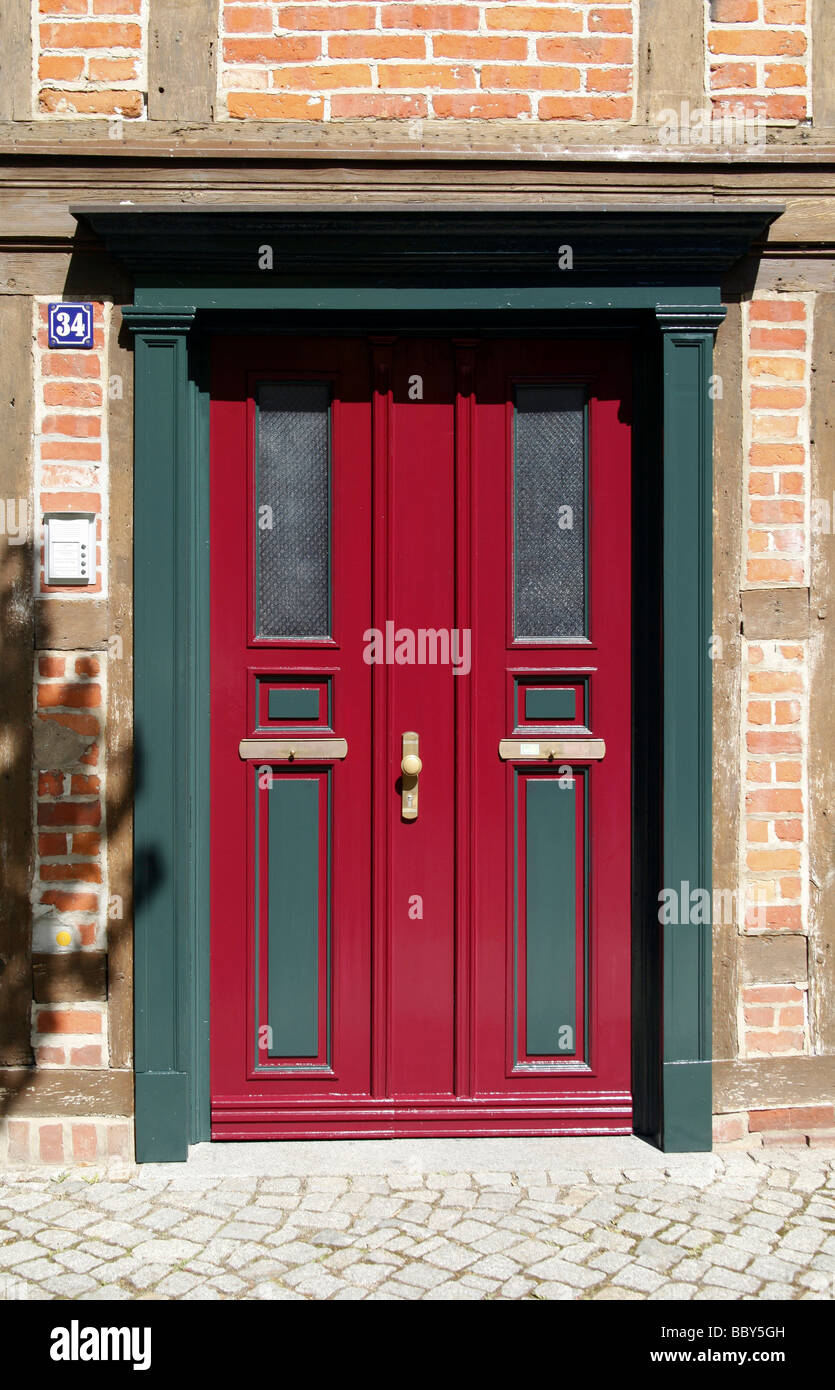 Old german door hi-res stock photography and images - Alamy
