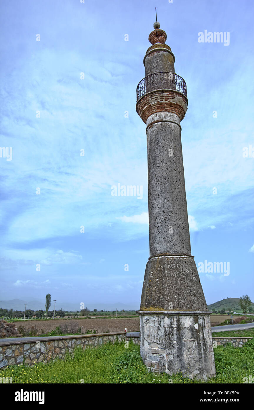 minerette moslum islam Turkey ancient ruin tower Stock Photo - Alamy