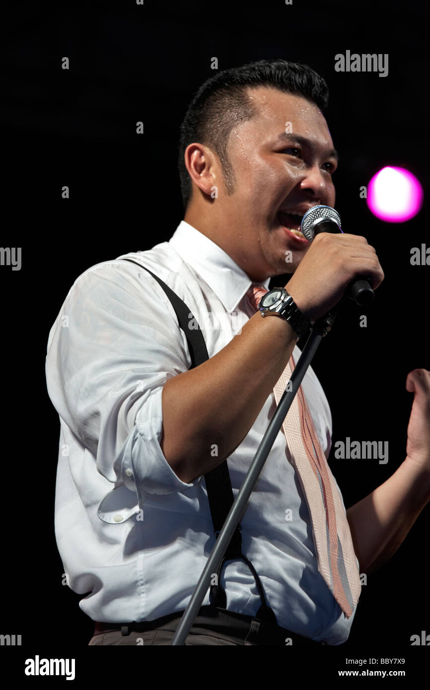 Male Singer On Stage