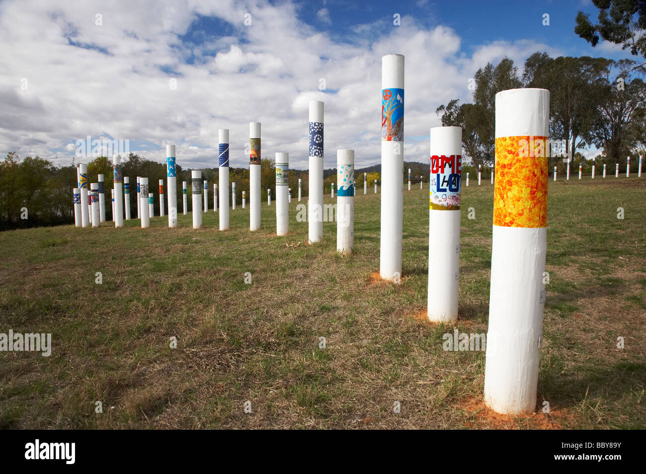 SIEV X Memorial one large post for each adult who drowned small post ...