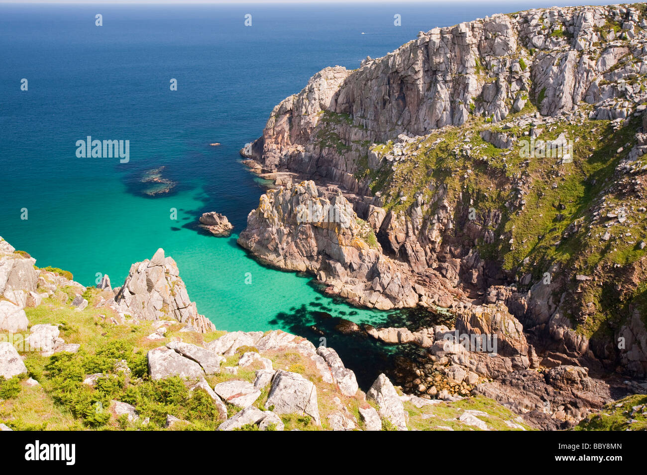 Cornish coastal scenery near Pendeen Cornwall UK Stock Photo - Alamy