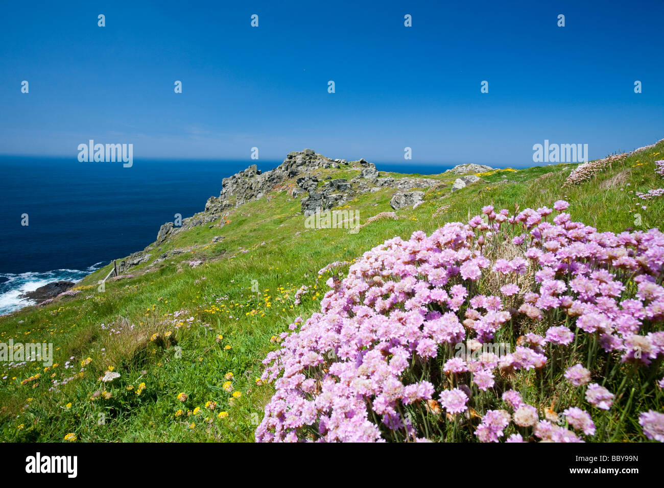 Cornish coastal scenery near Cape Cornwall UK Stock Photo - Alamy