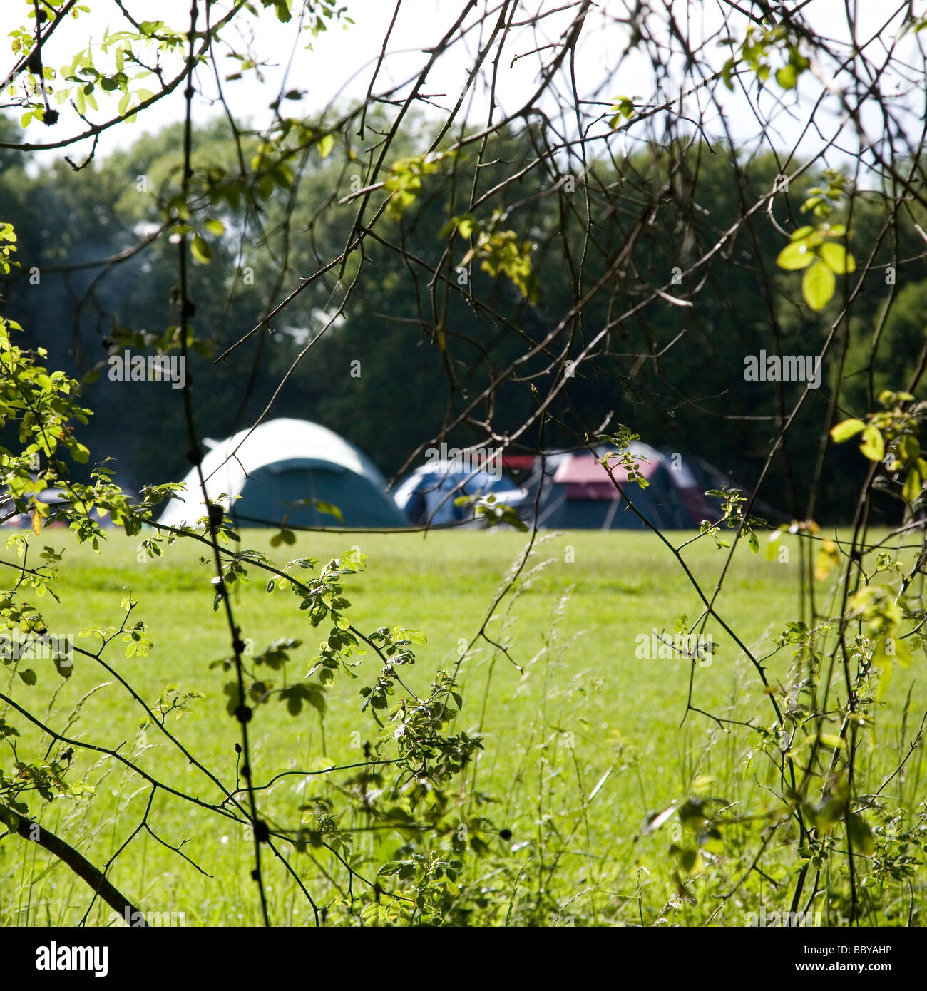 Tents campsite hi-res stock photography and images - Alamy