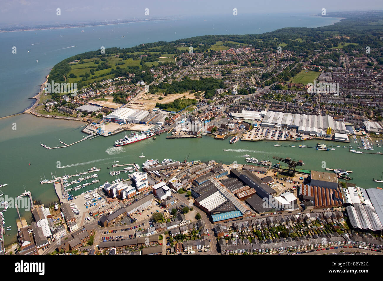 East cowes isle of wight river medina hi-res stock photography and ...