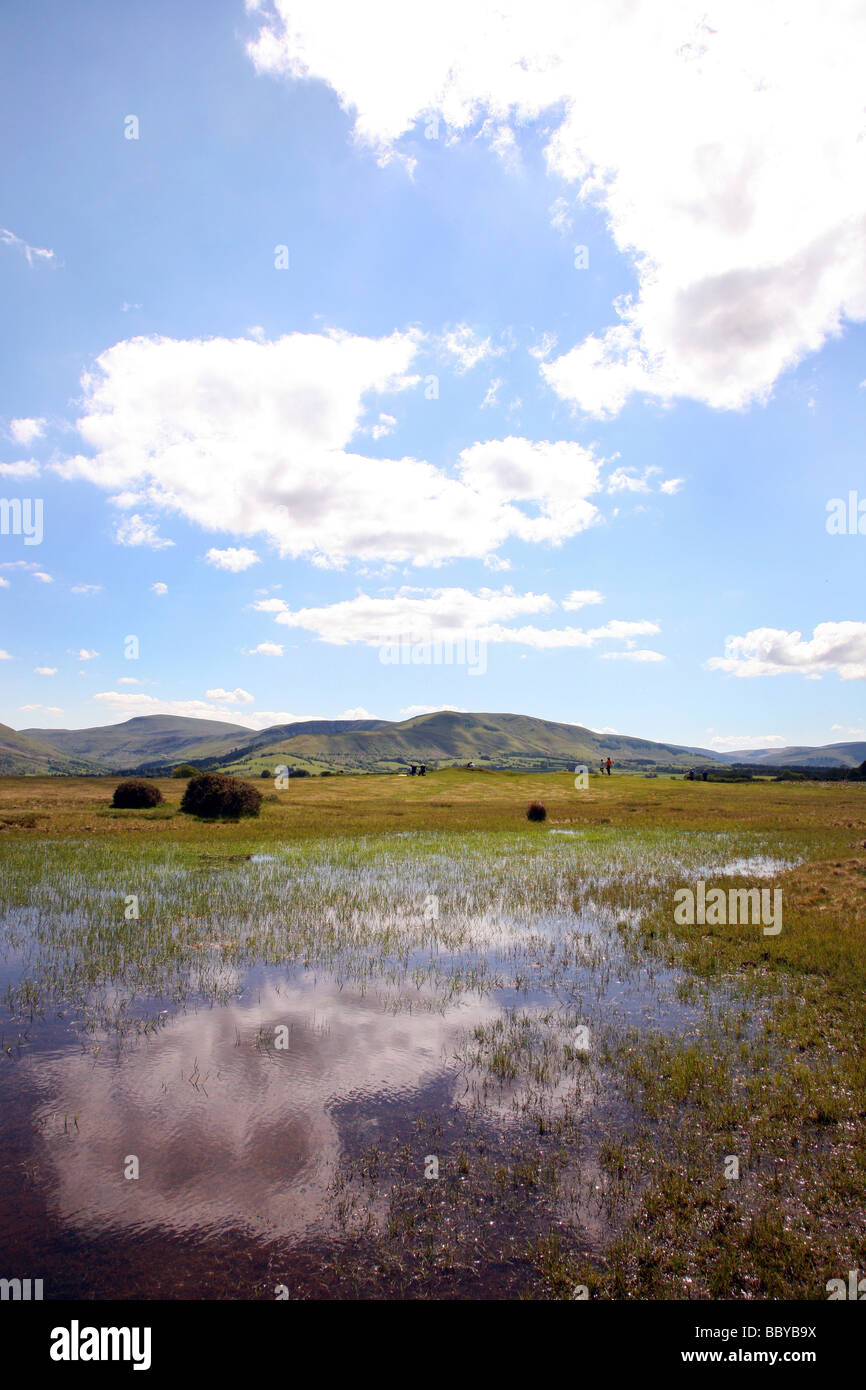 Brecon beacons lake with reflections hi-res stock photography and ...