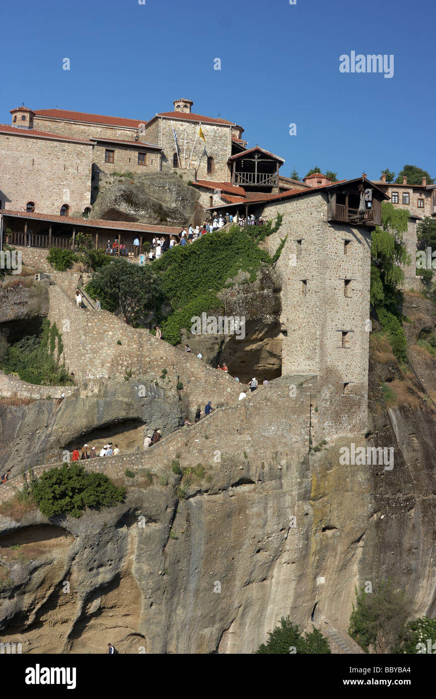 Meteora valley, Grecce Stock Photo - Alamy