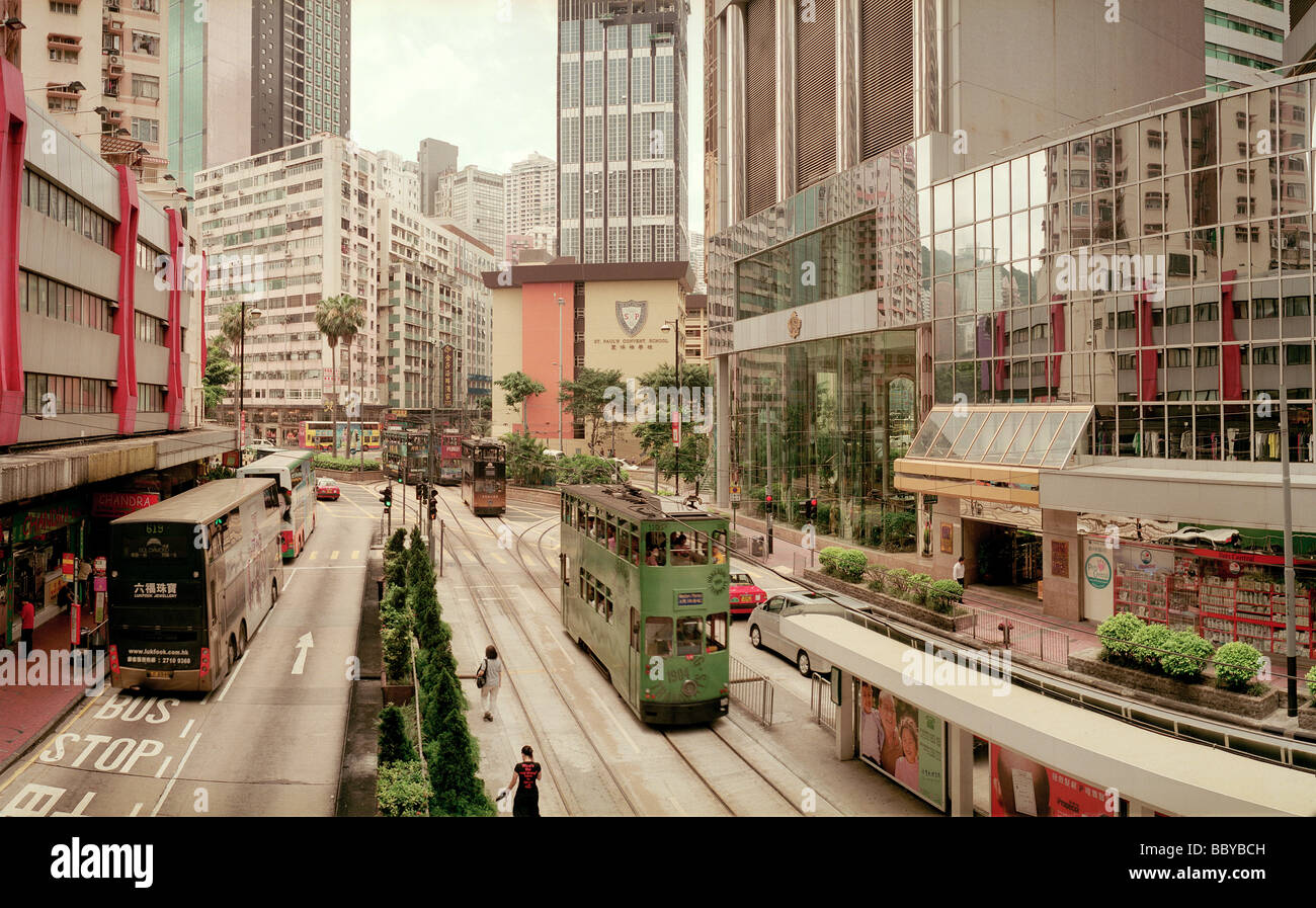 Yee Wo Street Causeway Road Hong Kong Stock Photo - Alamy