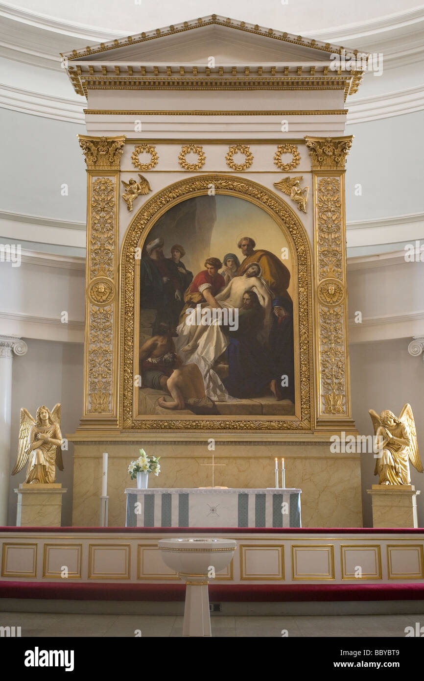 Lutheran church altar hi-res stock photography and images - Alamy