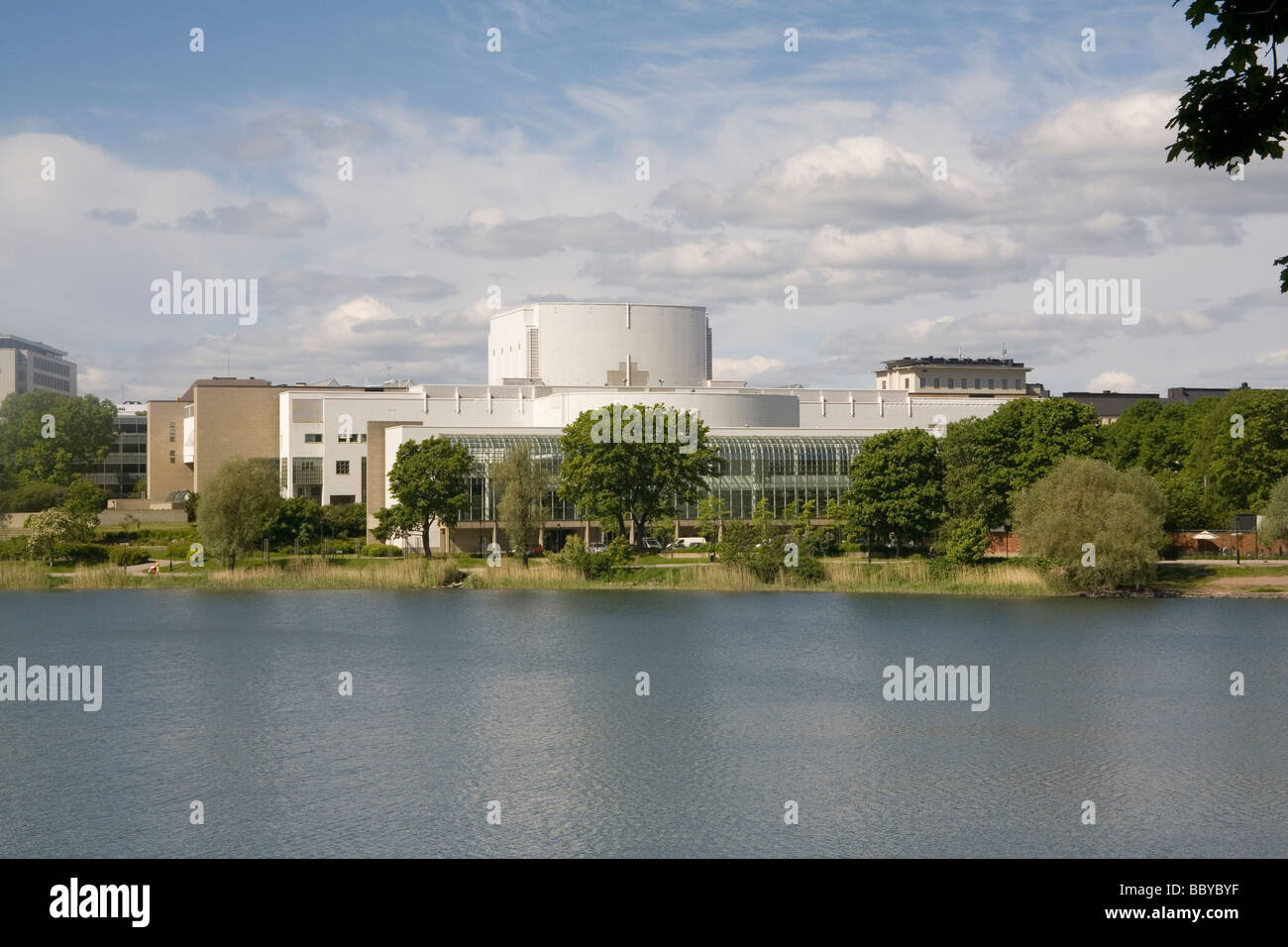 Finland Helsinki Opera house & Töölönlahti lake Stock Photo - Alamy
