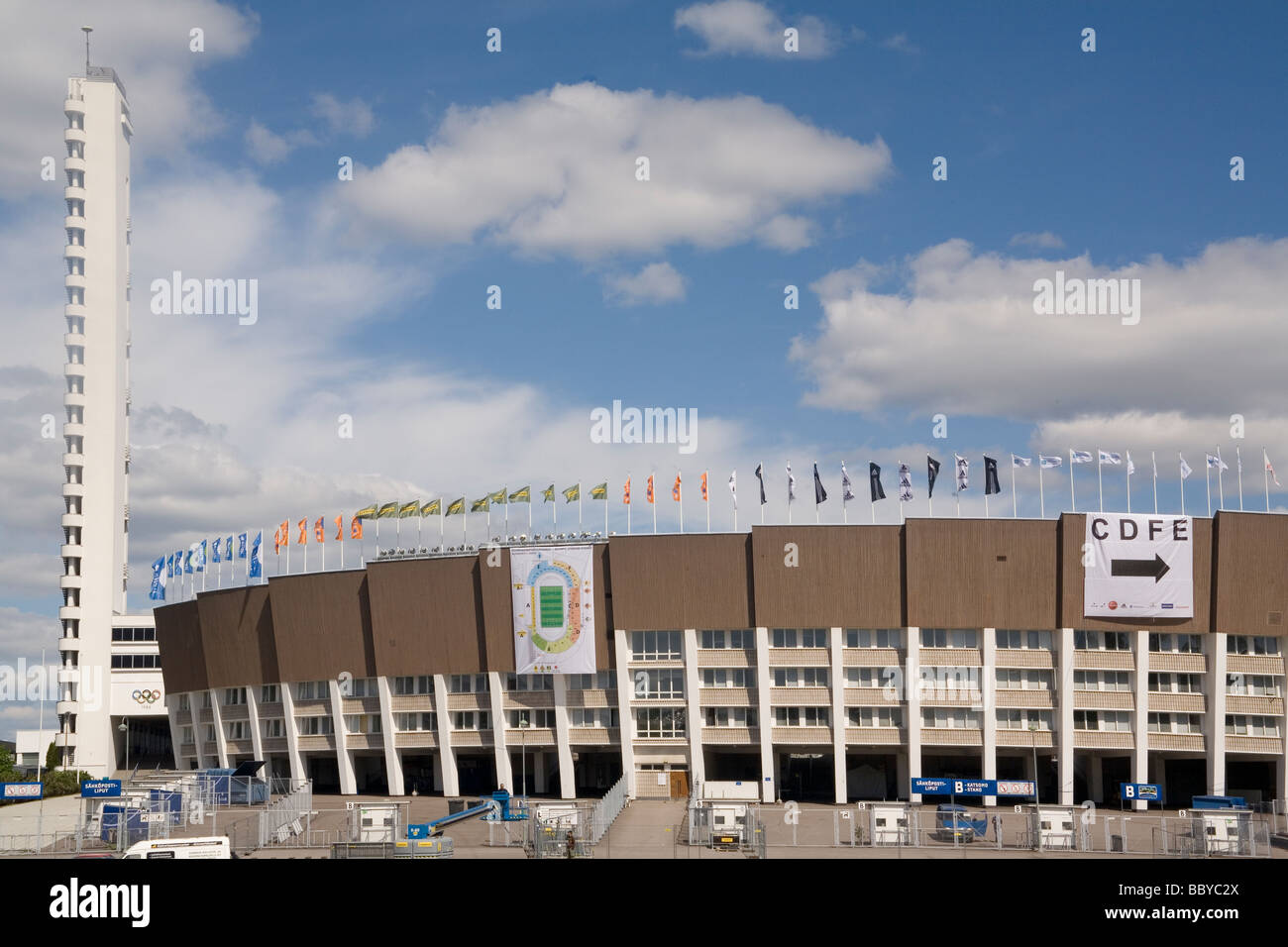Finland Helsinki Olympic stadium Stock Photo - Alamy