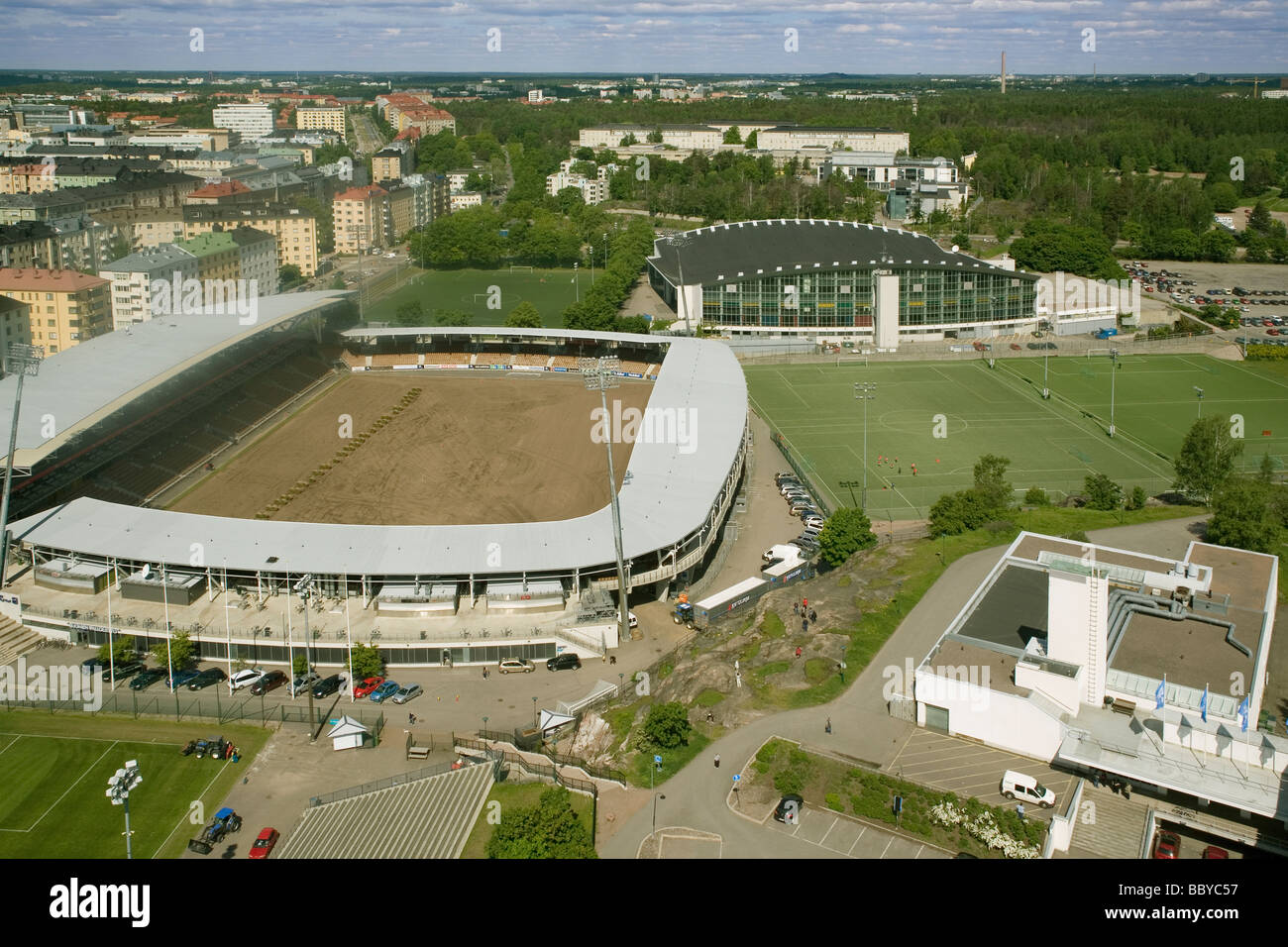 Finland helsinki finnair stadium hi-res stock photography and images ...