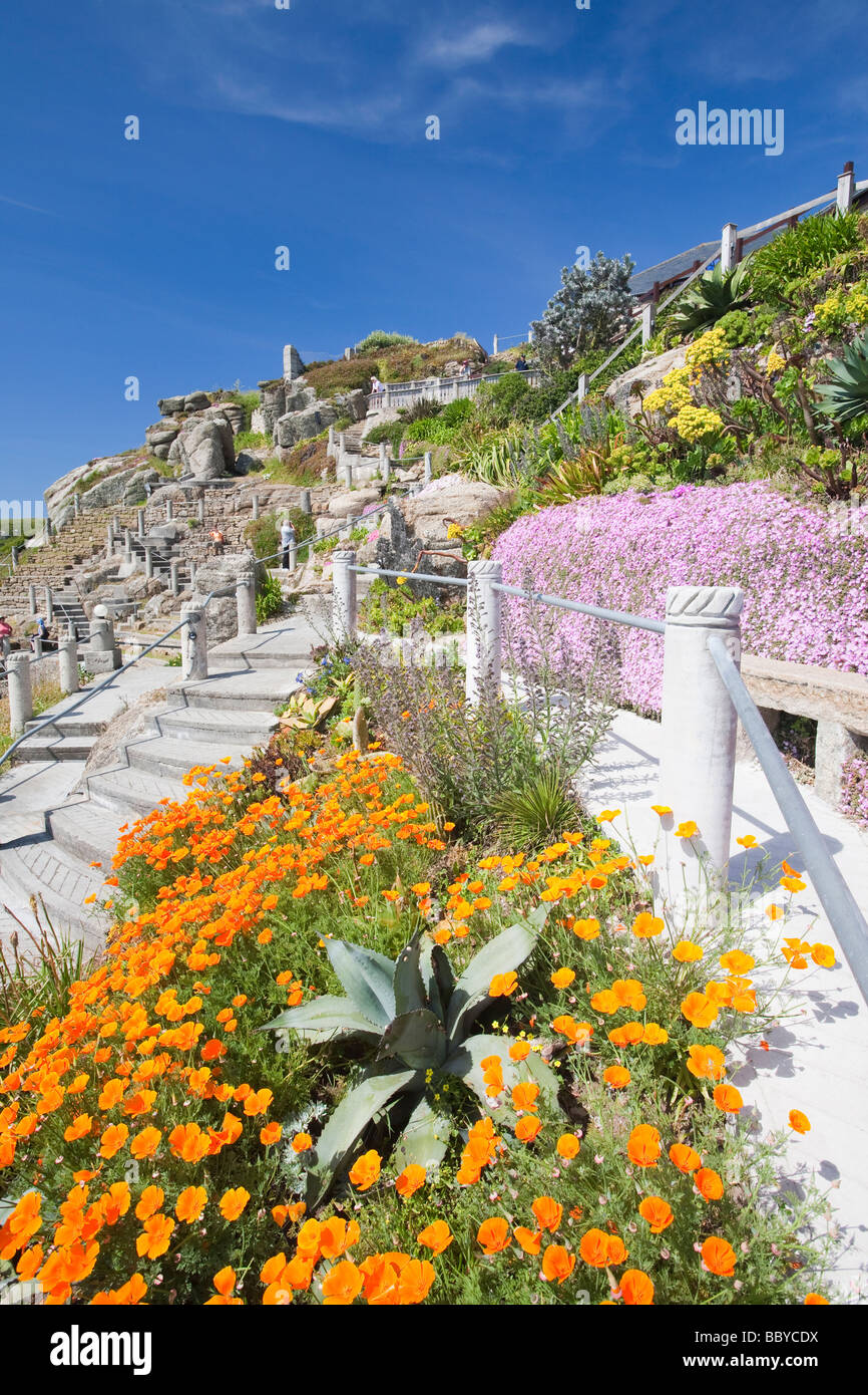 Minack theatre flowers hi-res stock photography and images - Alamy