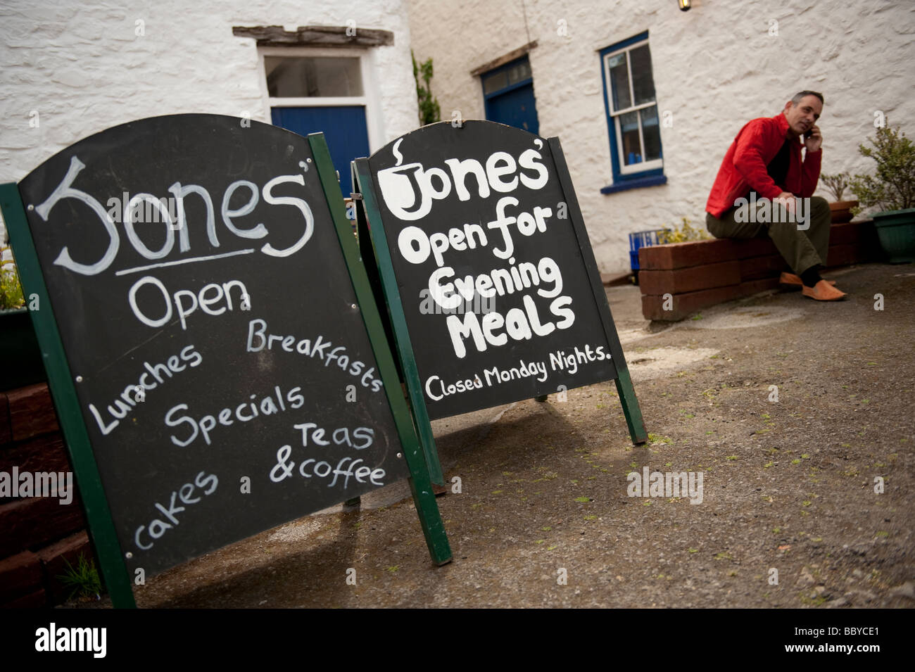 Jones cafe coffee shop in St Davids Pembrokeshire wales UK Stock Photo ...