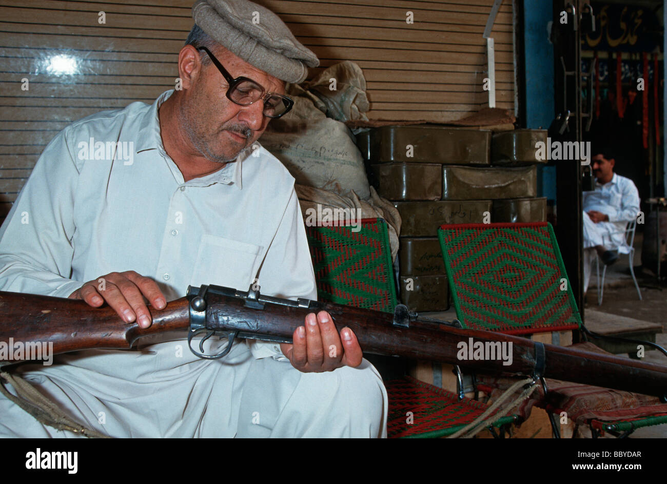 Pakistan N W Frontier Province village of Darra Adam Khel gun factory ...