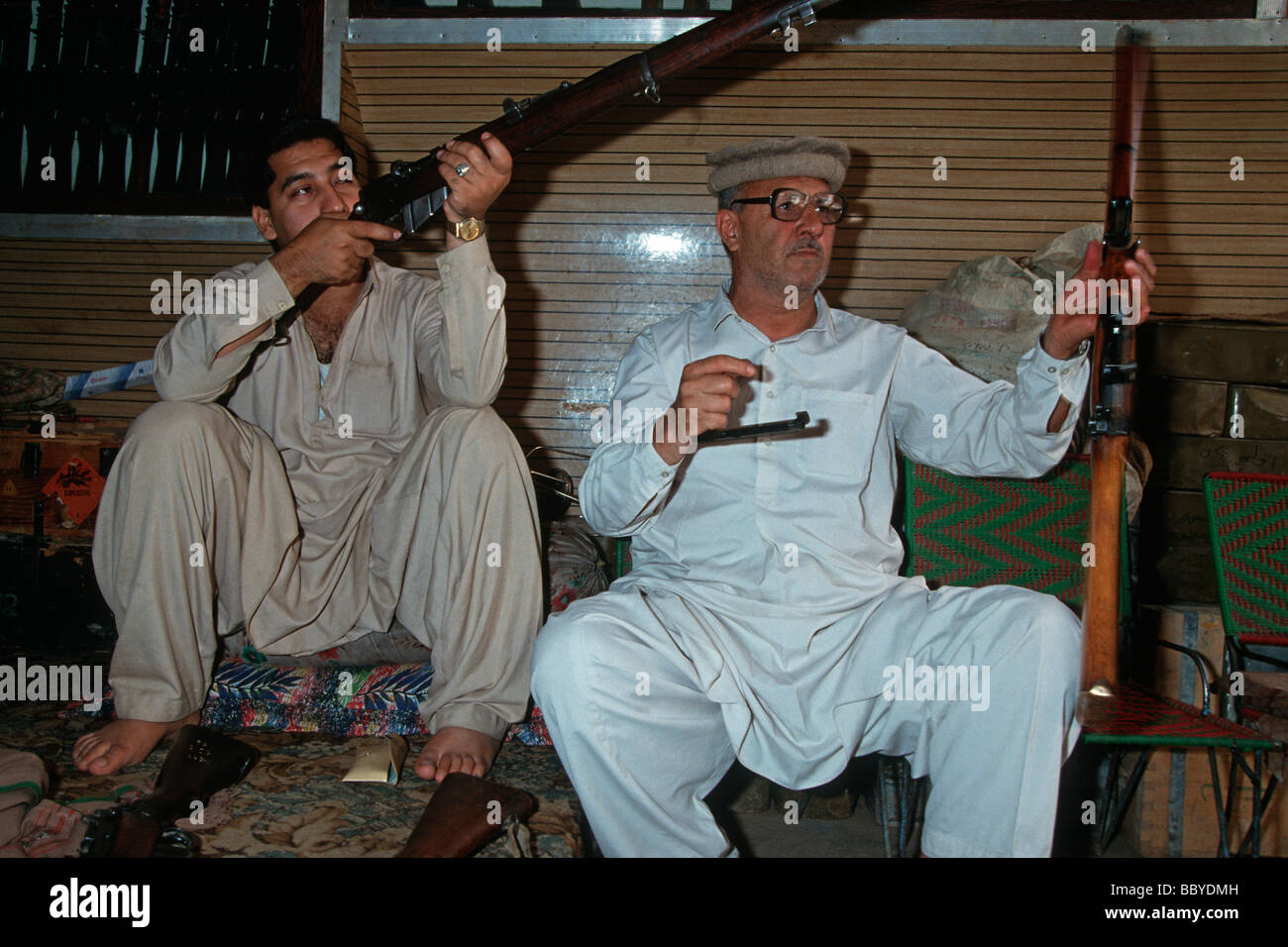 Pakistan N W Frontier Province village of Darra Adam Khel gun factory ...