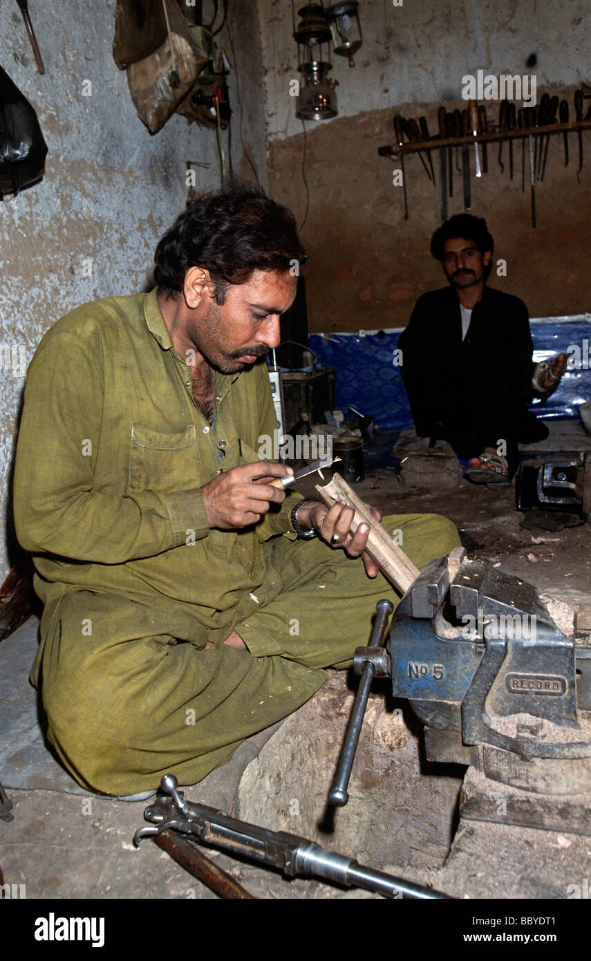 Pakistan N W Frontier Province village of Darra Adam Khel gun factory ...