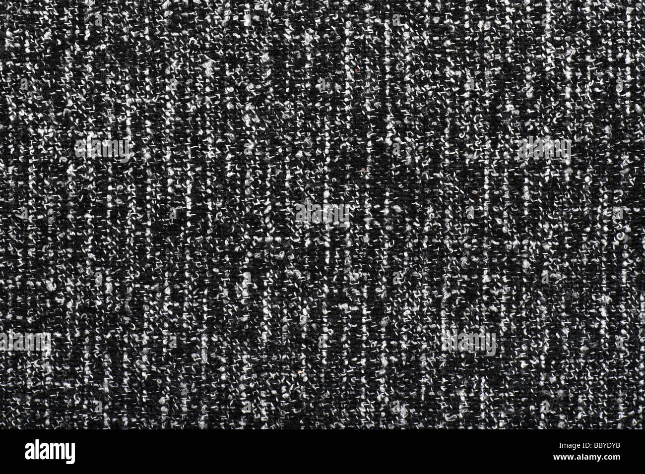 Black and white tweed fabric pattern suitable as background Stock Photo ...