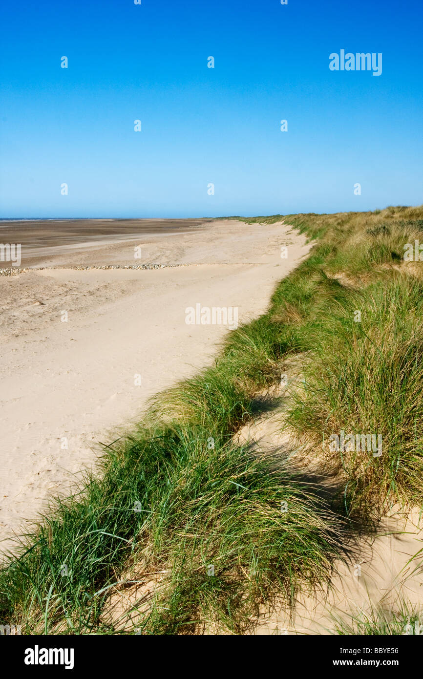 Sand dunes at Holme nature reserve on the North Norfolk Coast Stock ...
