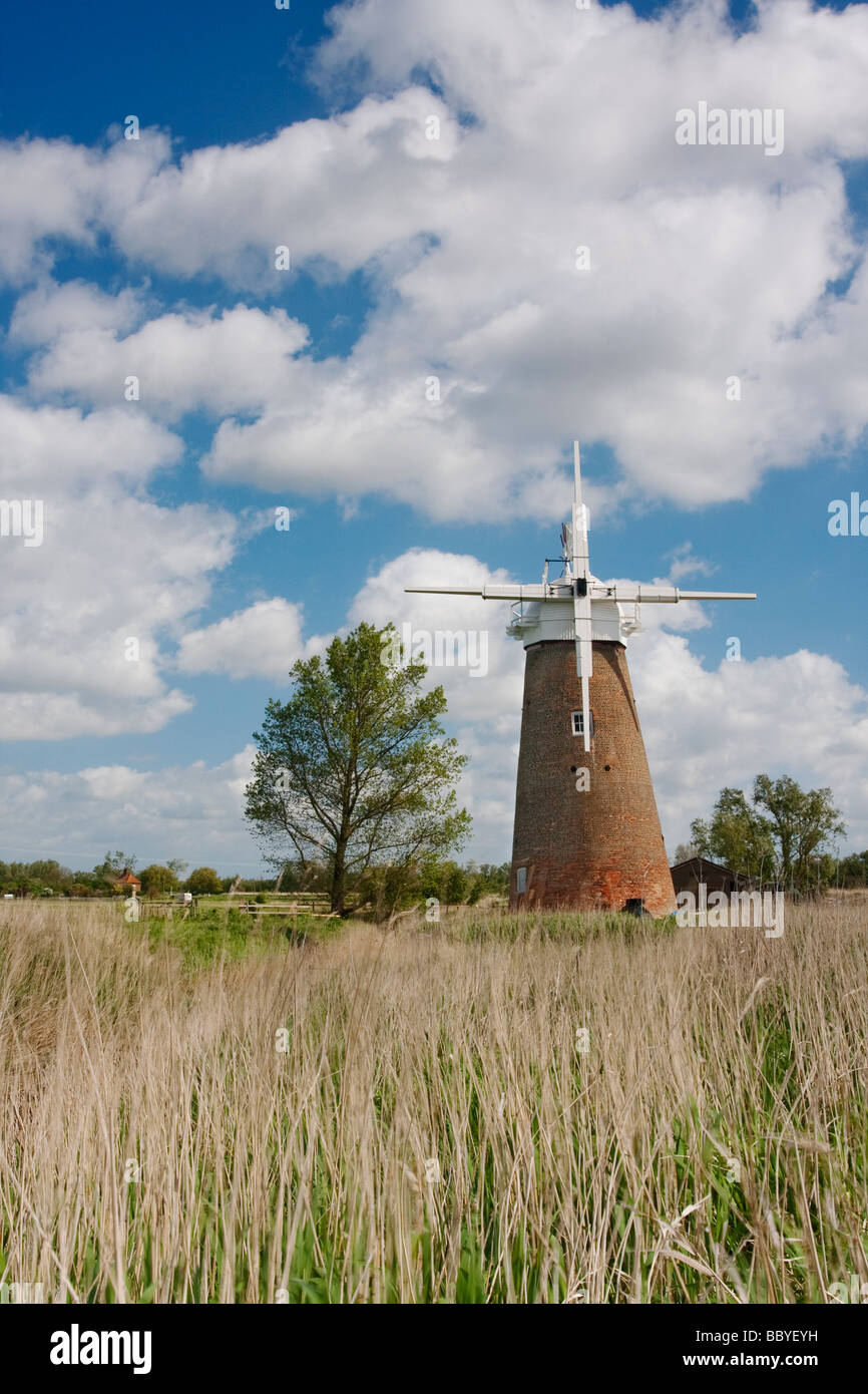 Hardley Drainage Mill has recentley been fully restored on the Norfolk ...