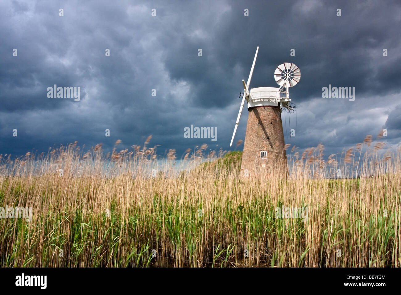 Hardley Drainage Mill has recentley been fully restored on the Norfolk ...
