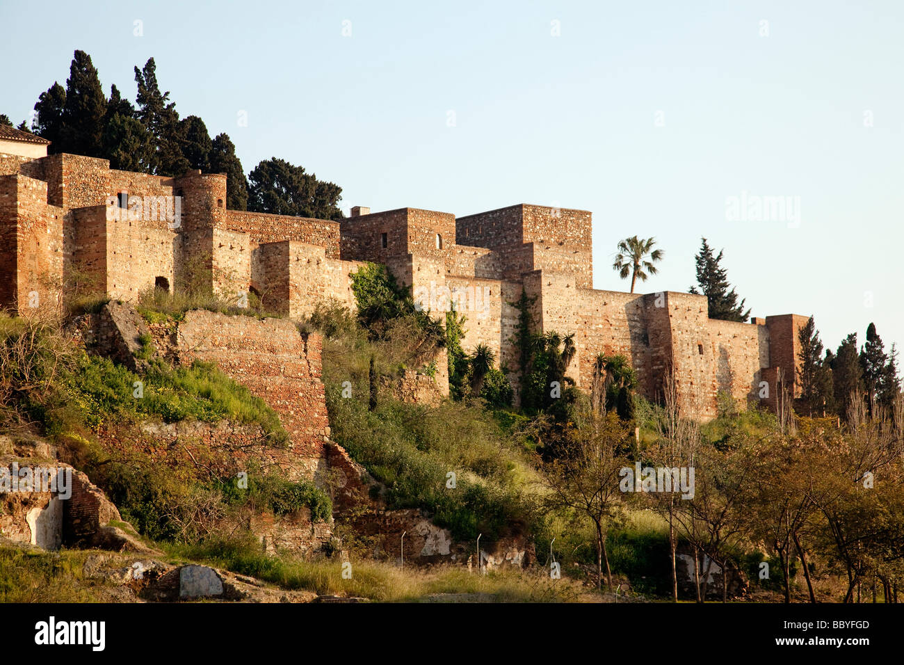 Citadel la alcazaba malaga andalusien hi-res stock photography and ...