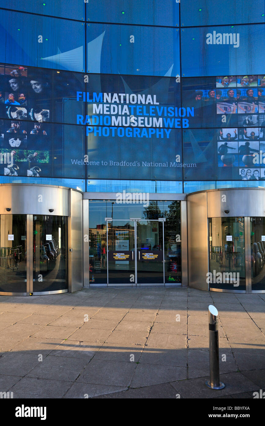 Entrance National Media Museum, Bradford, West Yorkshire, England, UK ...