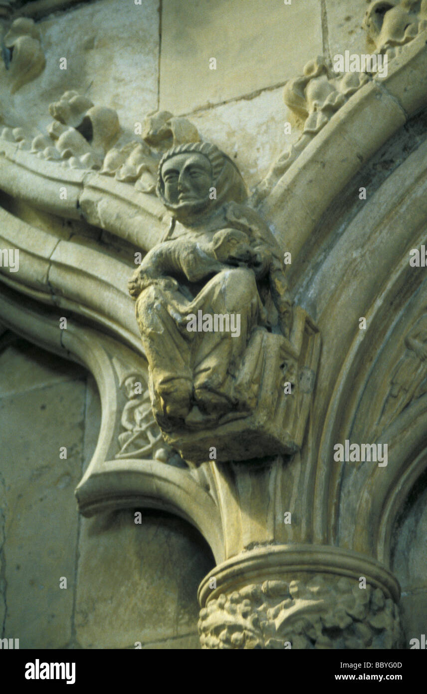 Woman dog in church hi-res stock photography and images - Alamy