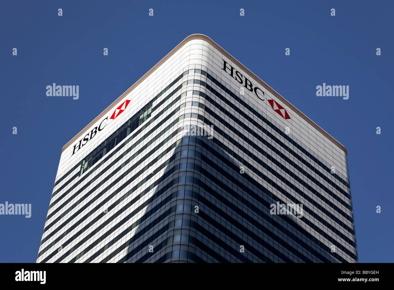 HSBC building in Canary Wharf in Docklands London England Stock Photo - Alamy