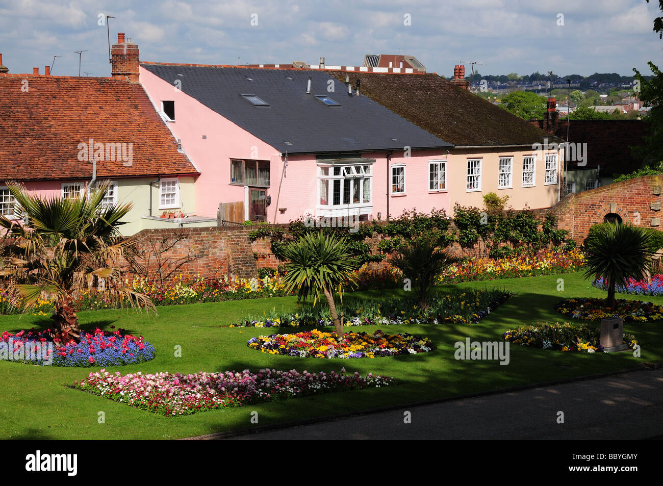 Castle Park Colchester Essex Stock Photo - Alamy