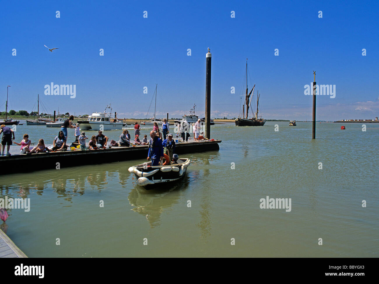 River Colne at Brightlingsea Stock Photo - Alamy