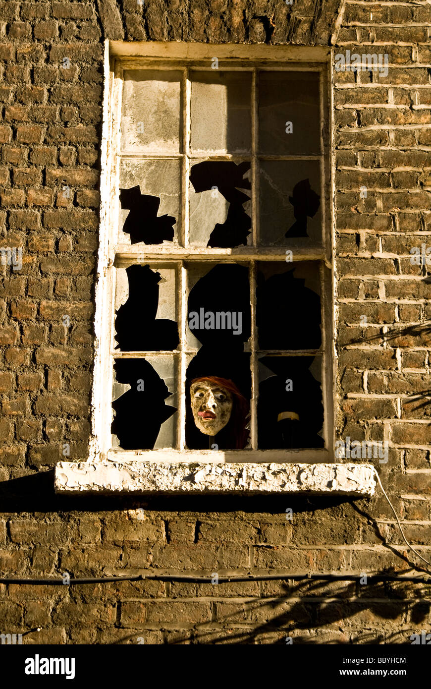 Shadow woman broken window hi-res stock photography and images - Alamy