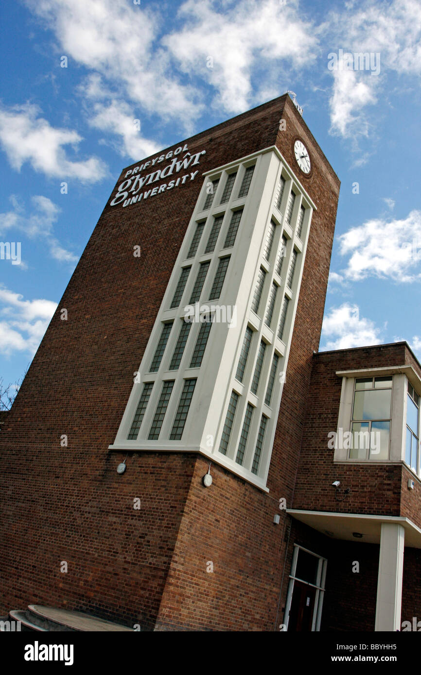 Prifysgol Glyndwr University Wrexham Clwyd North Wales UK Stock Photo ...