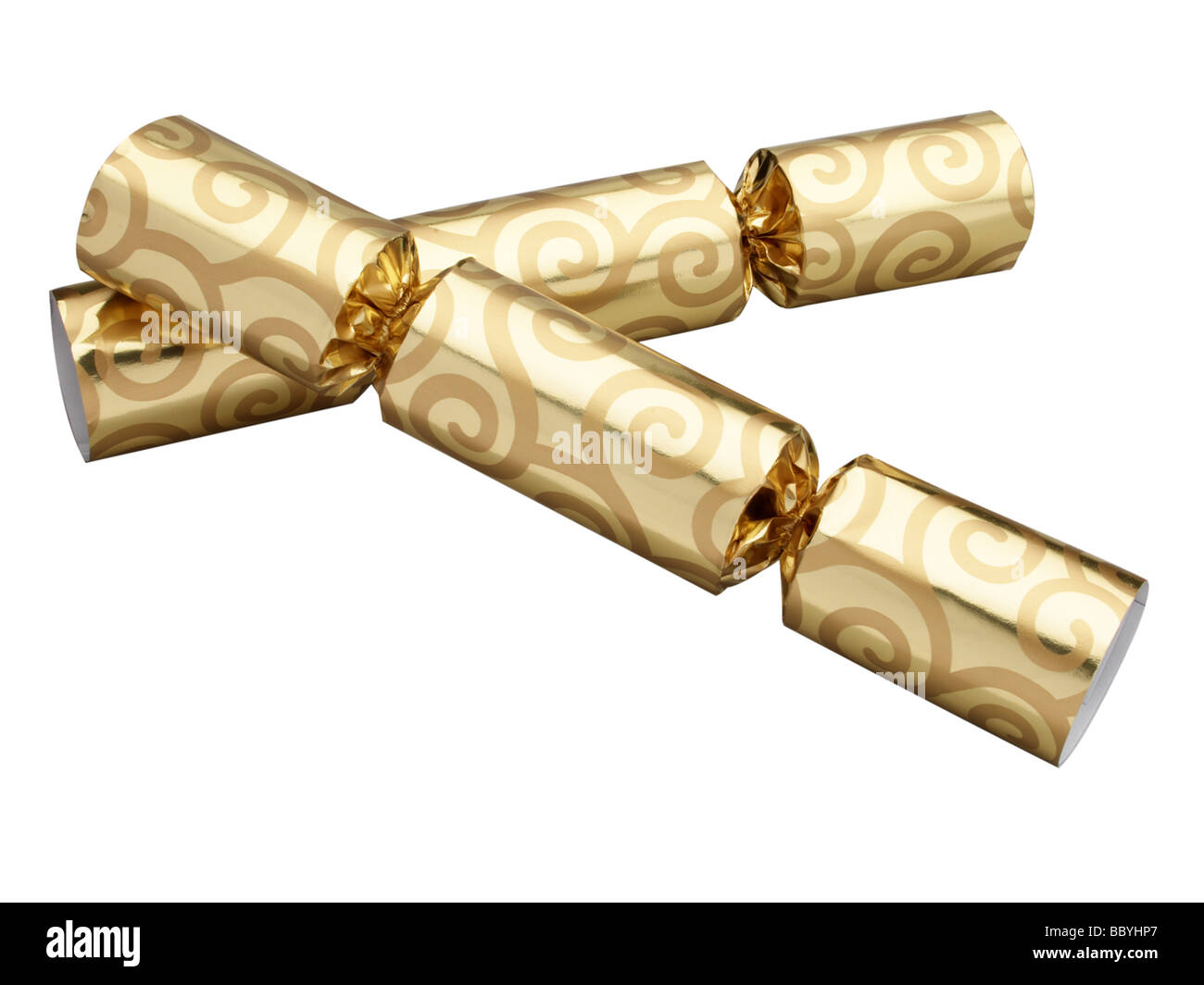 Gold crackers Cut Out Stock Images & Pictures - Alamy